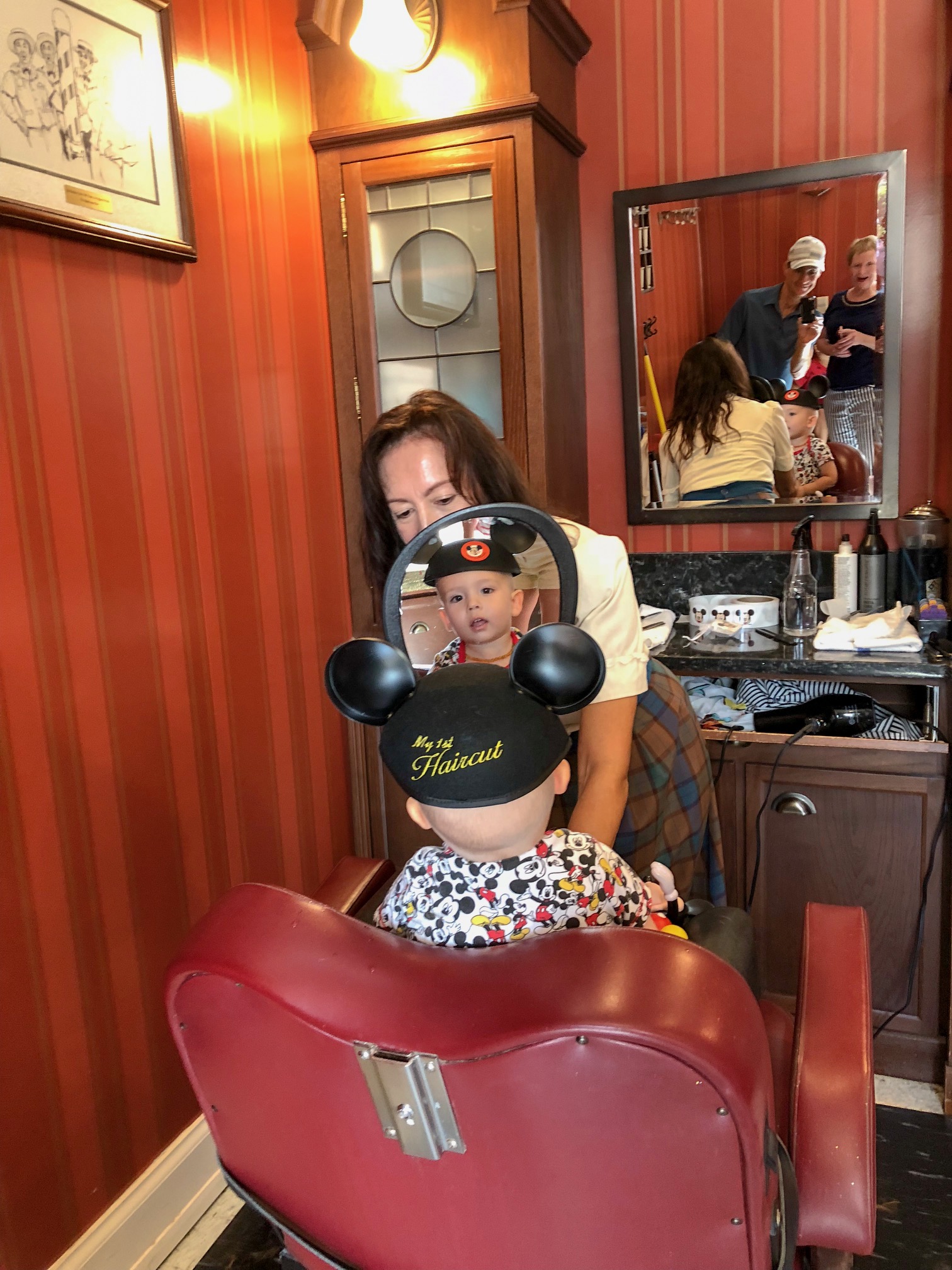 First Haircuts at Magic Kingdom's Harmony Barbershop
