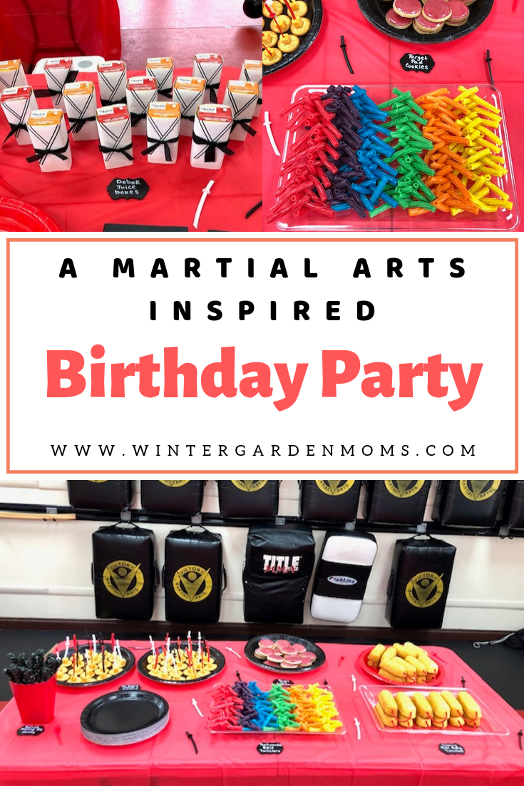 A Martial Arts Inspired Birthday Party
